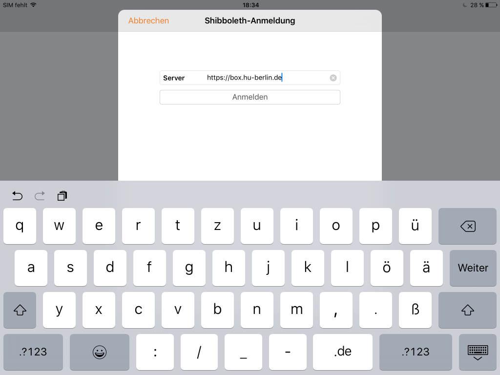 Client Installation – iPhone/iPad | HU-Box – Cloud Storage