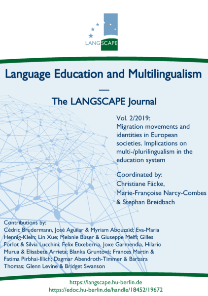 Language Education & Multilingualism ‒ The LANGSCAPE Journal. Vol. 2 ...